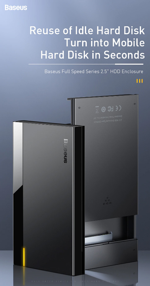 En Ucuz Baseus Full Speed Series Mikro USB 2.5 HDD Hard Disk Kutusu ...