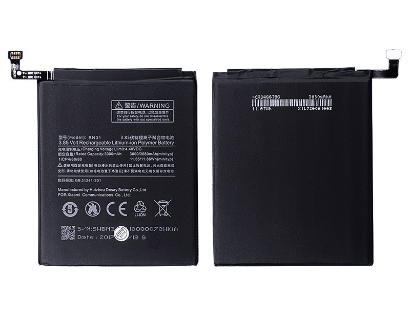 En Ucuz Xiaomi Bn31 Mi 5x,A1 Redmi Note 5a Redmi S2,Y2 Pil Batarya ...